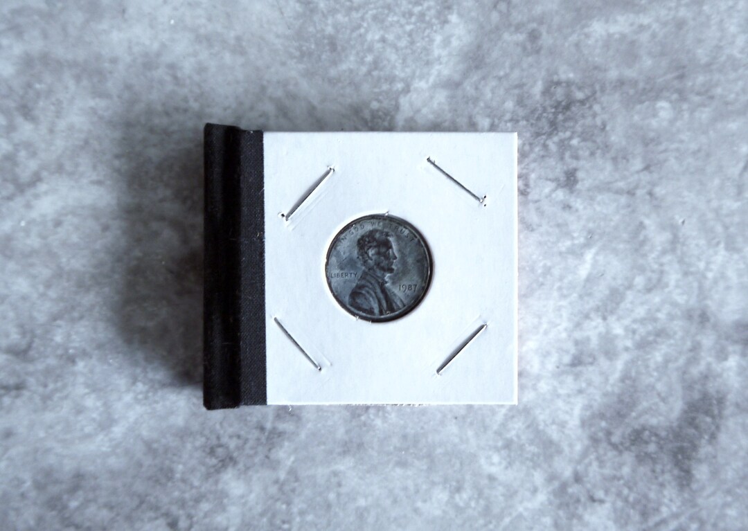 1987 Corroded Penny Memento Book - Etsy