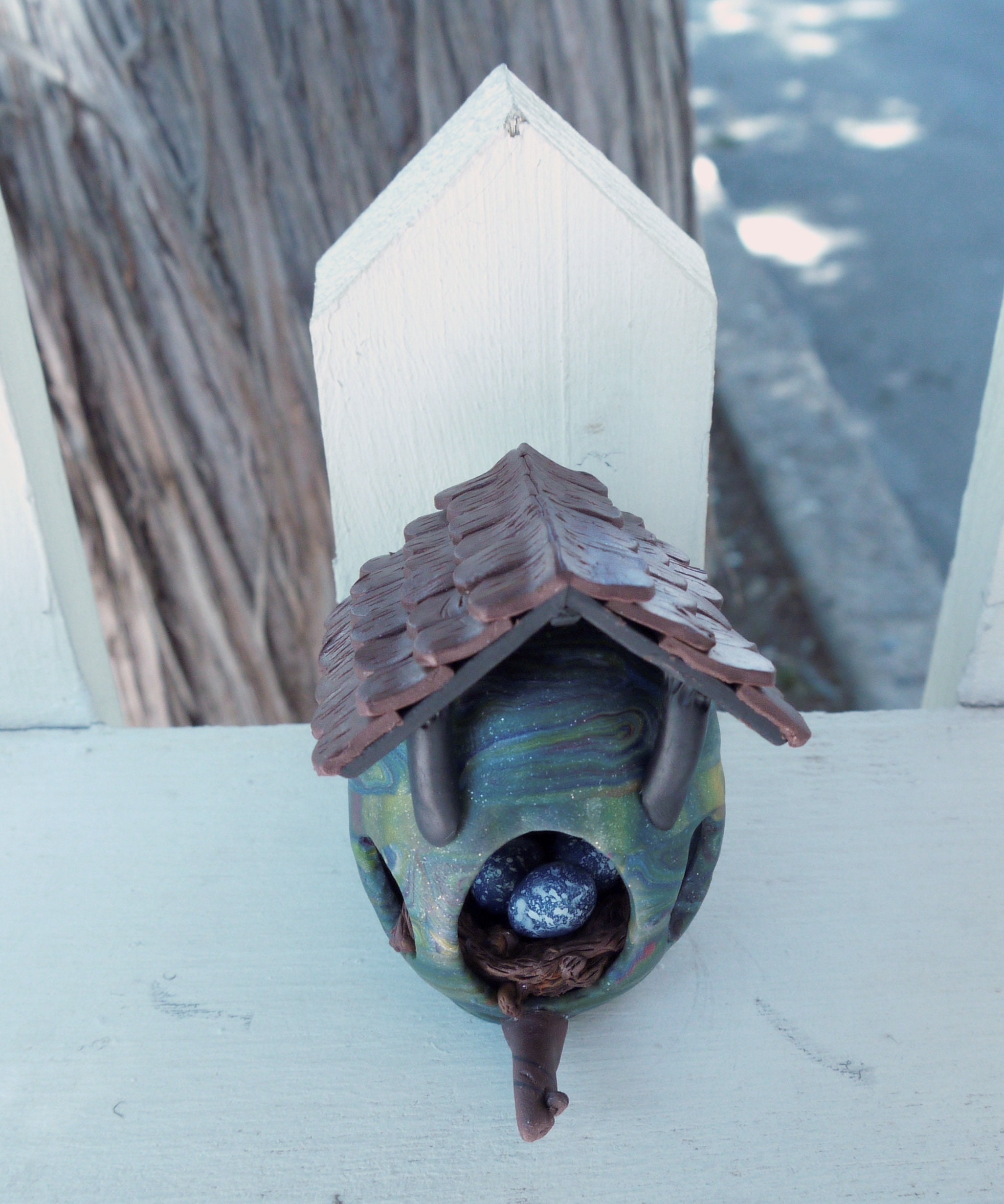 Polymer Clay Egg Diorama Knick Knacks - Etsy