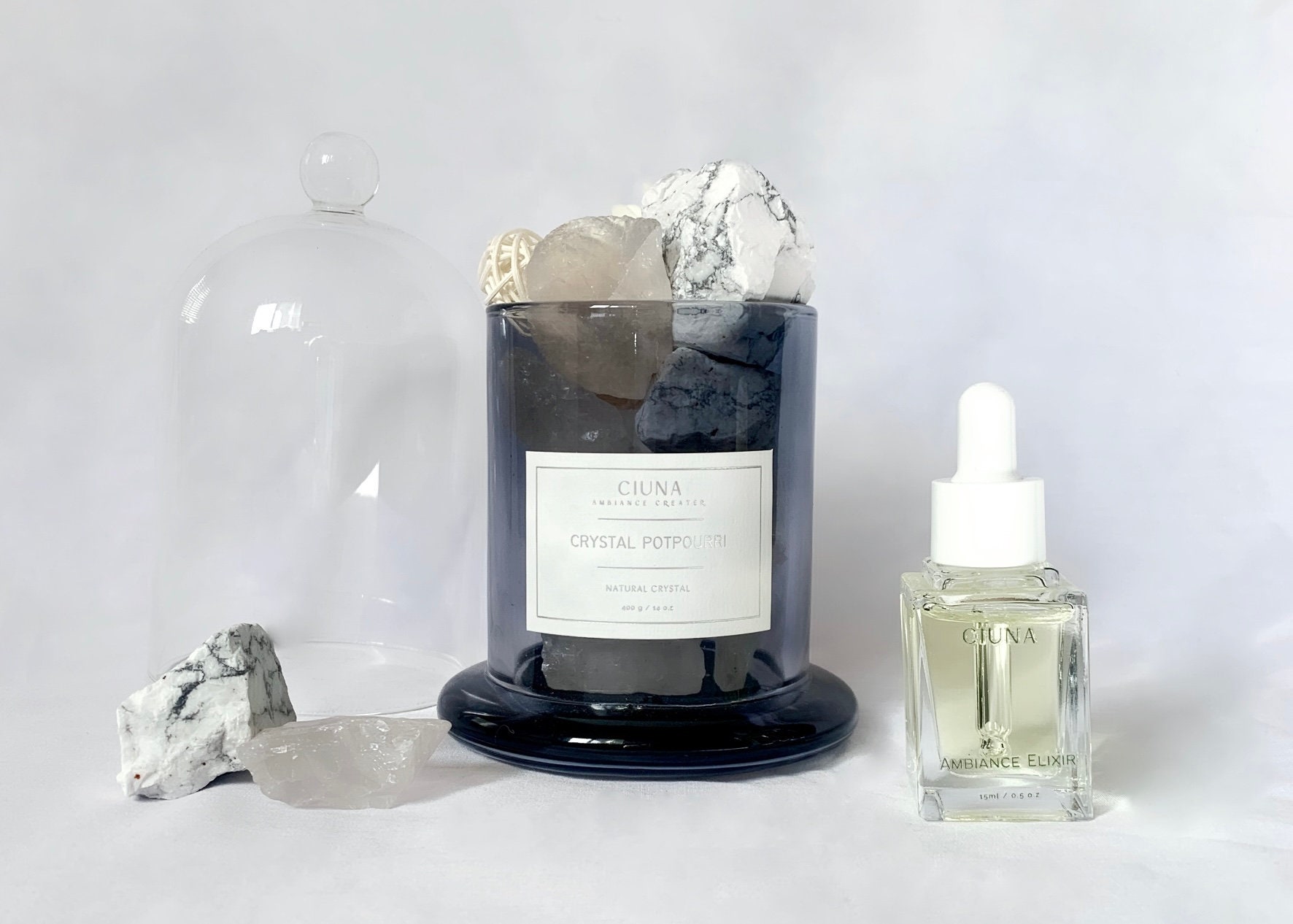 Crystal Potpourri Gift Set With Long Lasting 100% Pure Perfume and ...