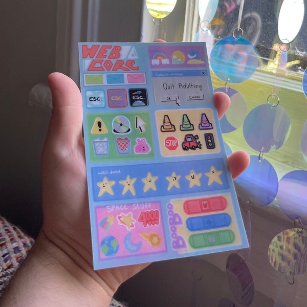 Cute Webcore Sticker - Etsy