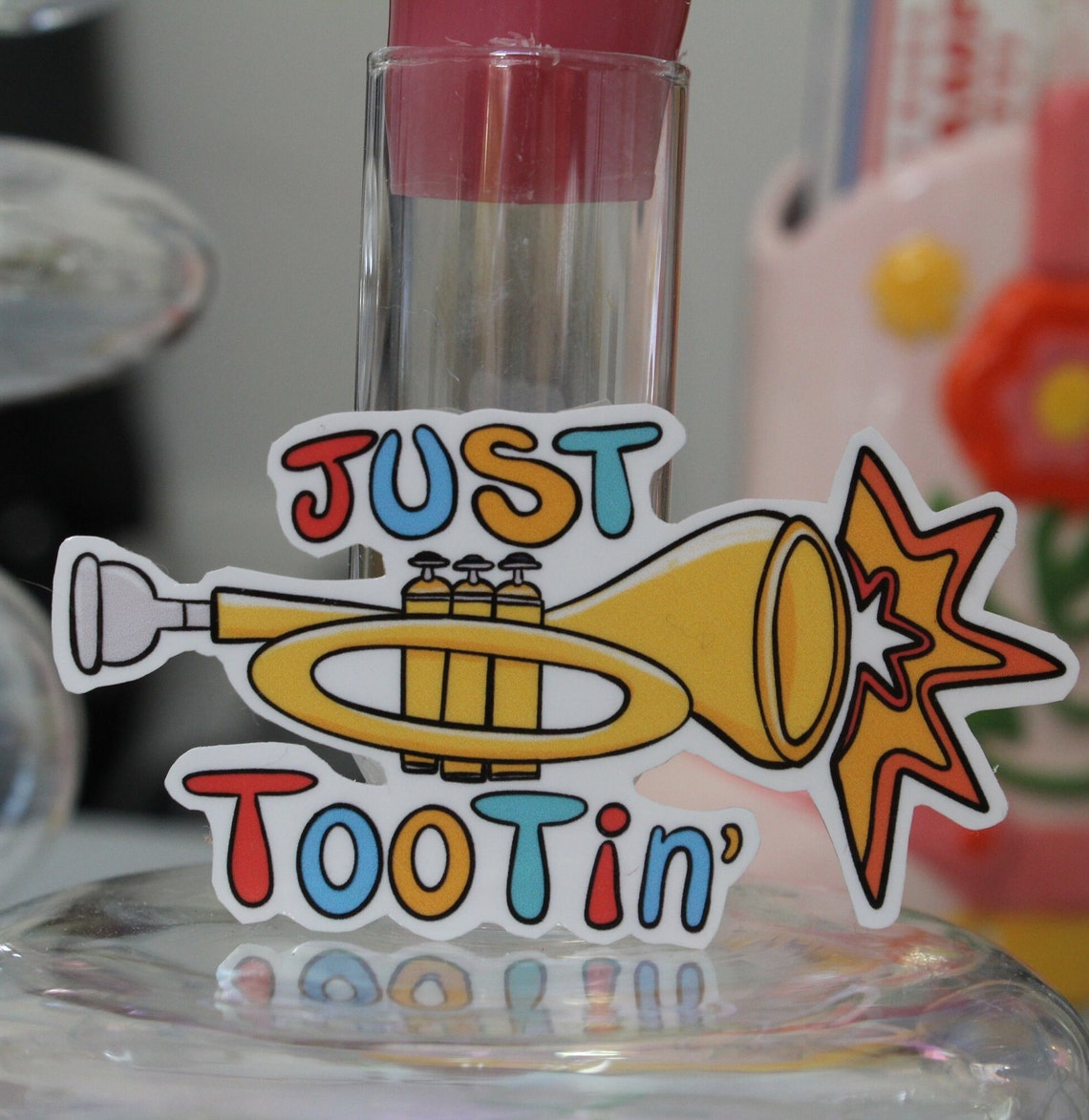 Unleash Musical Magic With This Cute Trumpet Sticker Just - Etsy