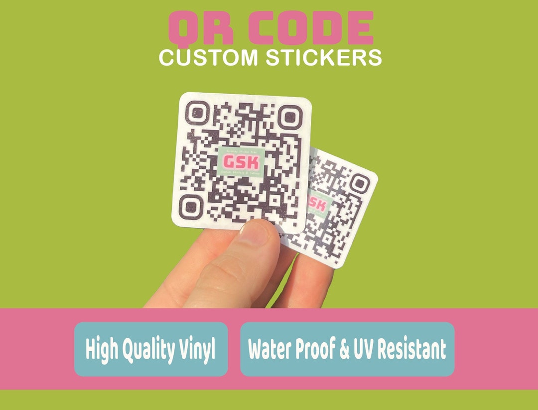 Personalized URL, Logo, and Scannable Code Options - Waterproof & UV ...