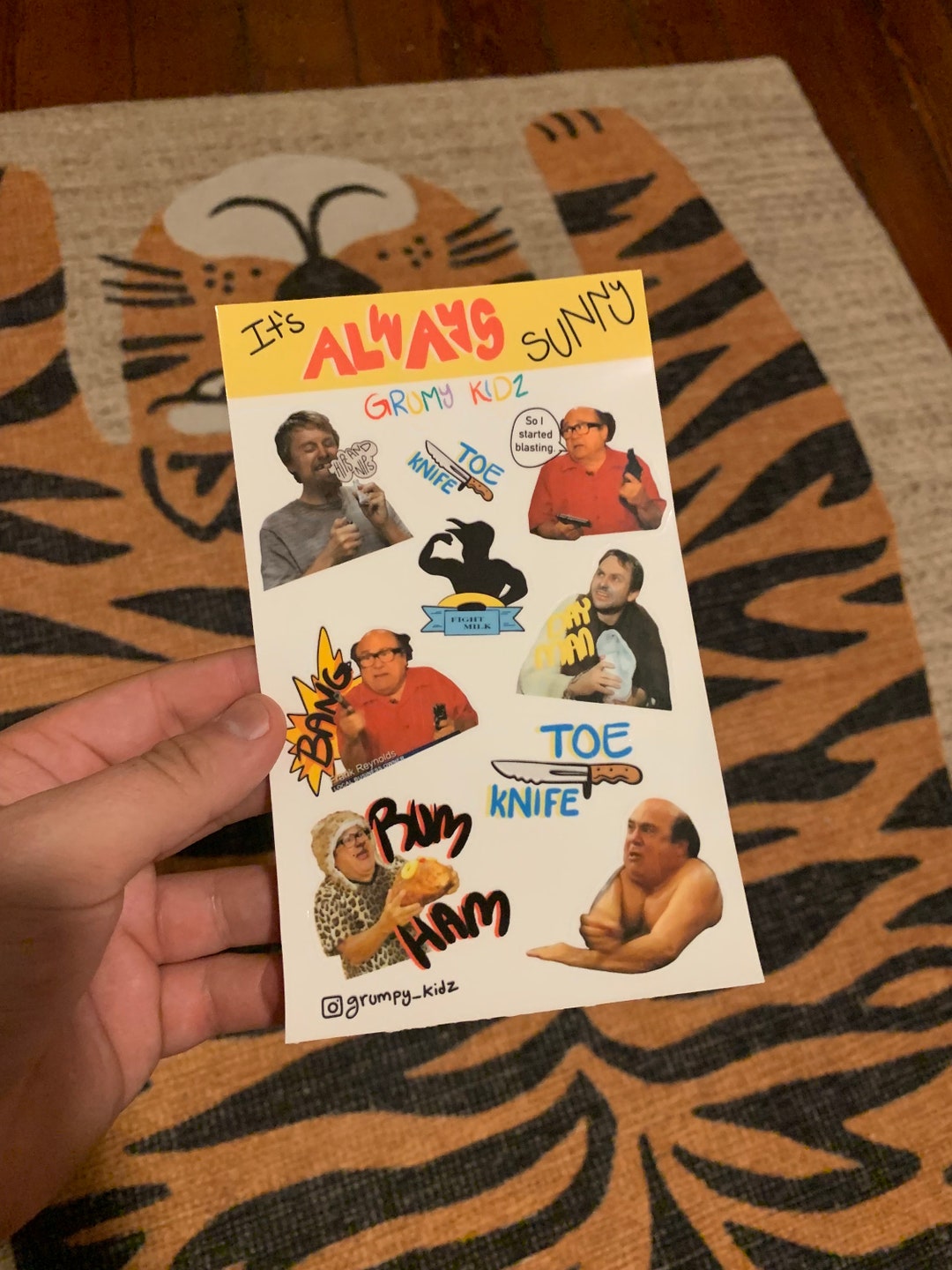 Its Always Sunny, Danny Devito, I Started Blasting Sticker Sheet 9 ...