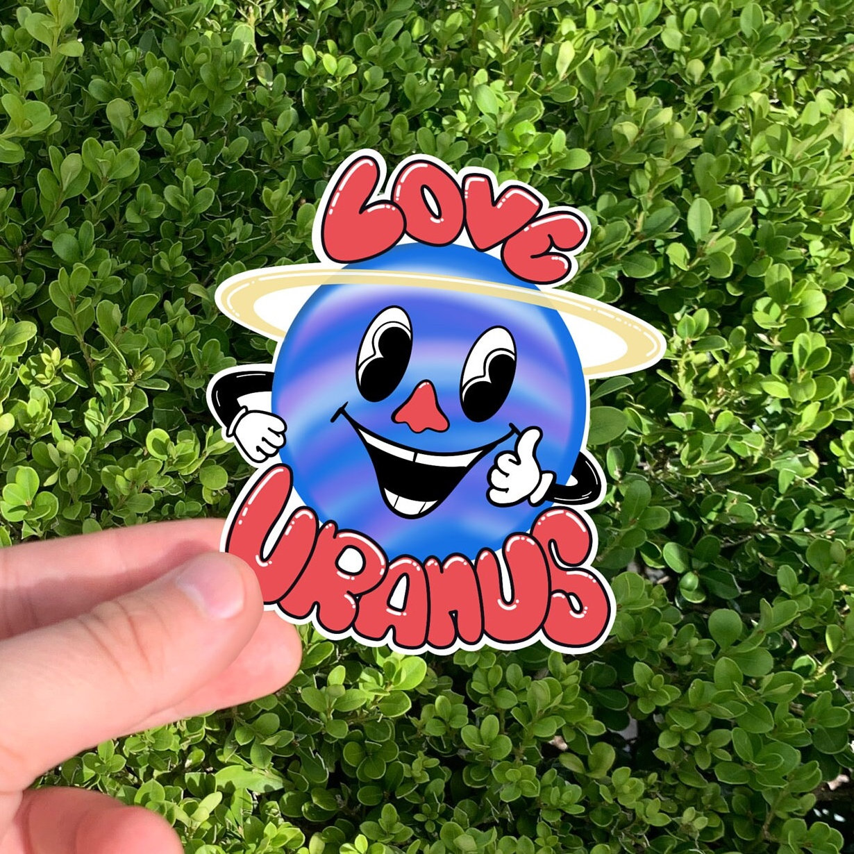 Love Uranus Die-cut Waterproof Sticker Handcrafted Decal - Etsy