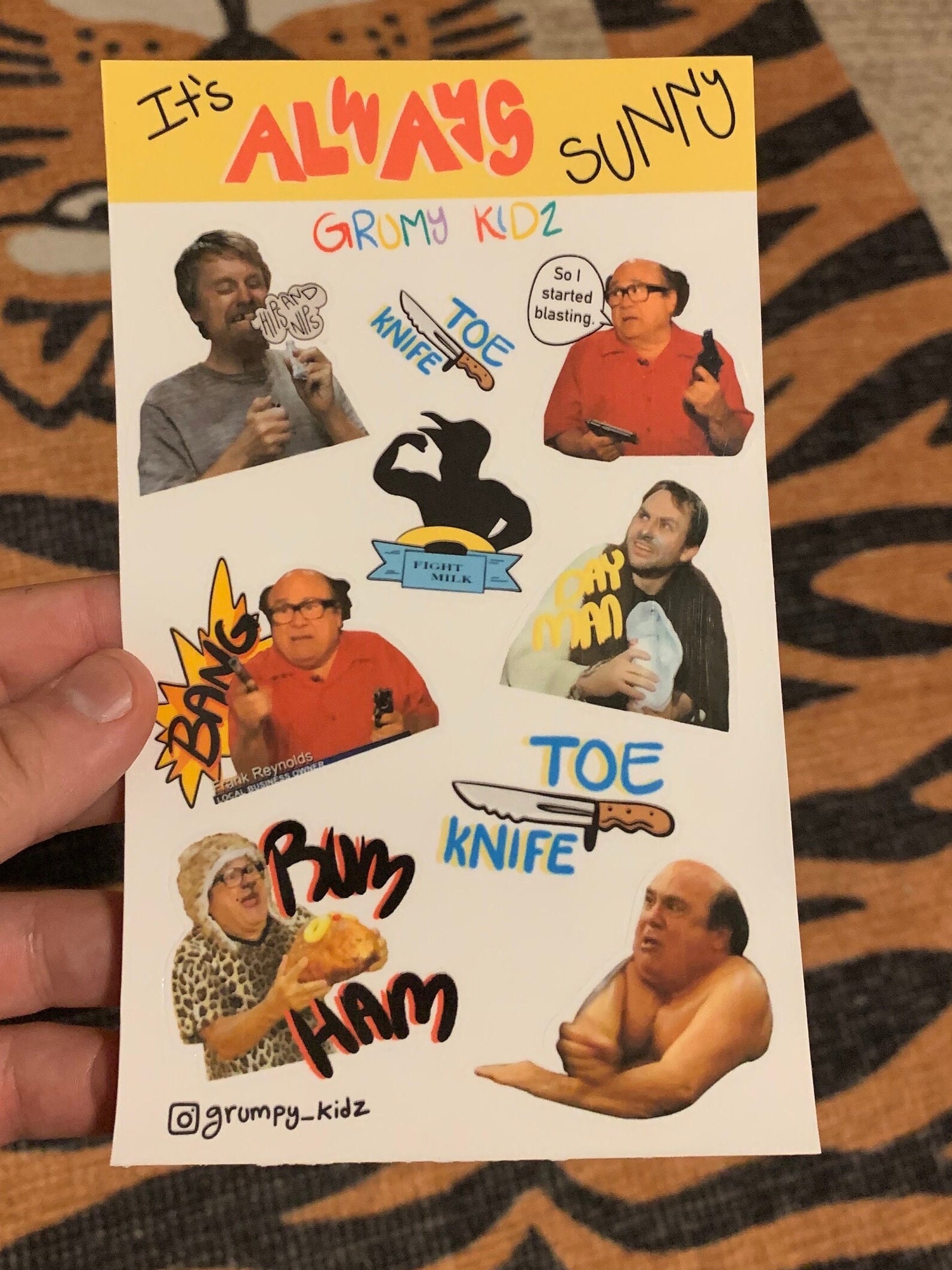 Its Always Sunny Danny Devito I Started Blasting Sticker - Etsy