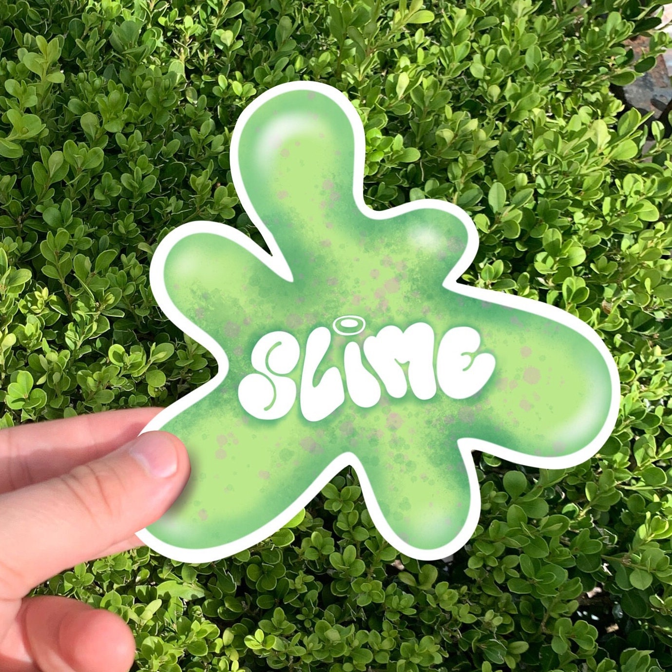 Y2K Green Slime Cartoon Sticker in Graffiti Style Retro 90s Decal, Nostalgic Aesthetic, Vinyl ...