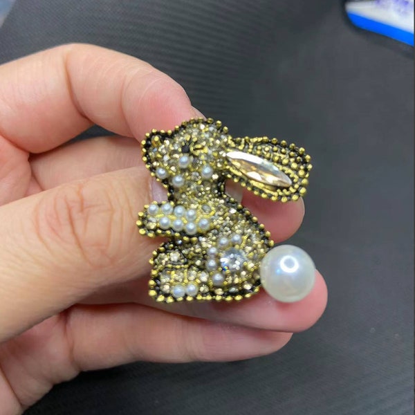 Rhinestone Rabbit - Etsy