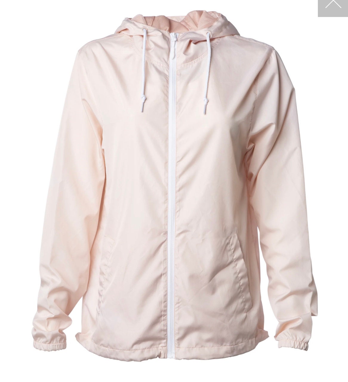 Embroidered Windbreaker Hooded Full Zip Left Chest, Custom ...