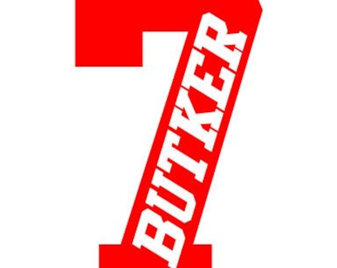 Harrison Butker BUTTKICKER Sticker. Kansas City Chiefs Clear Sticker ...