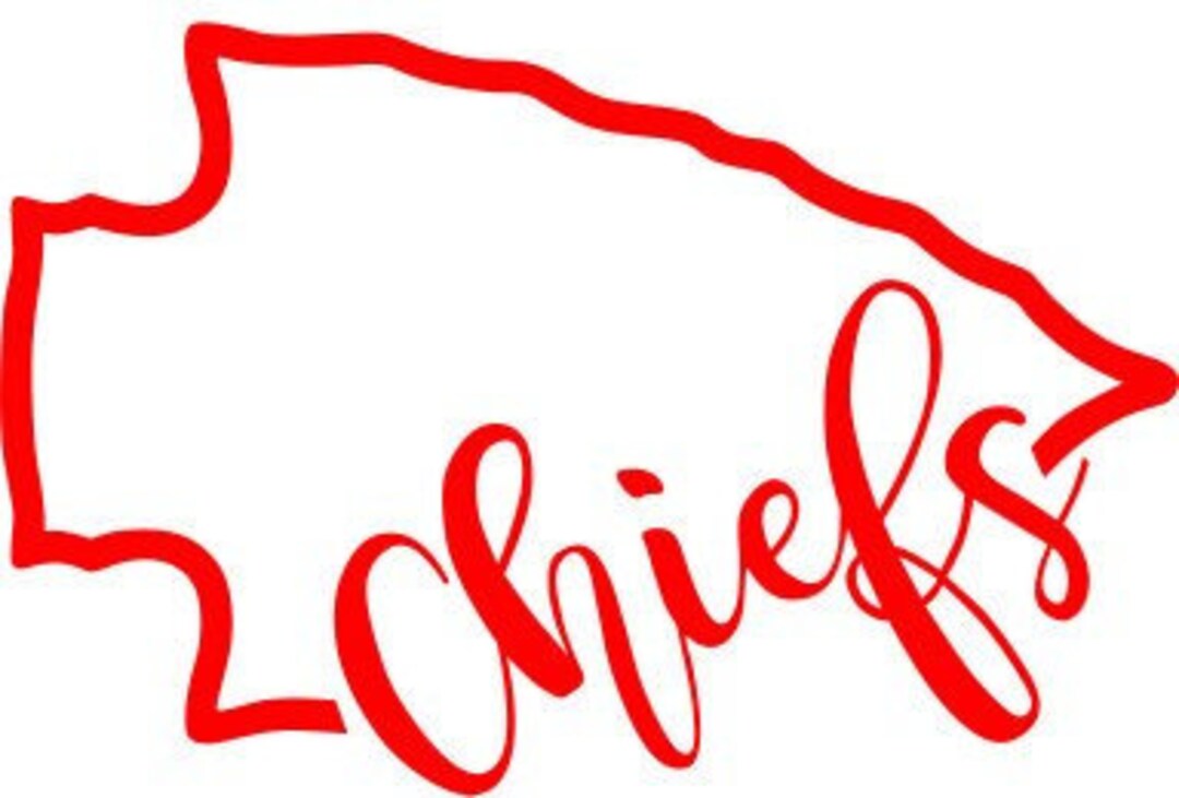 Kansas City Chiefs Script Arrowhead - Etsy