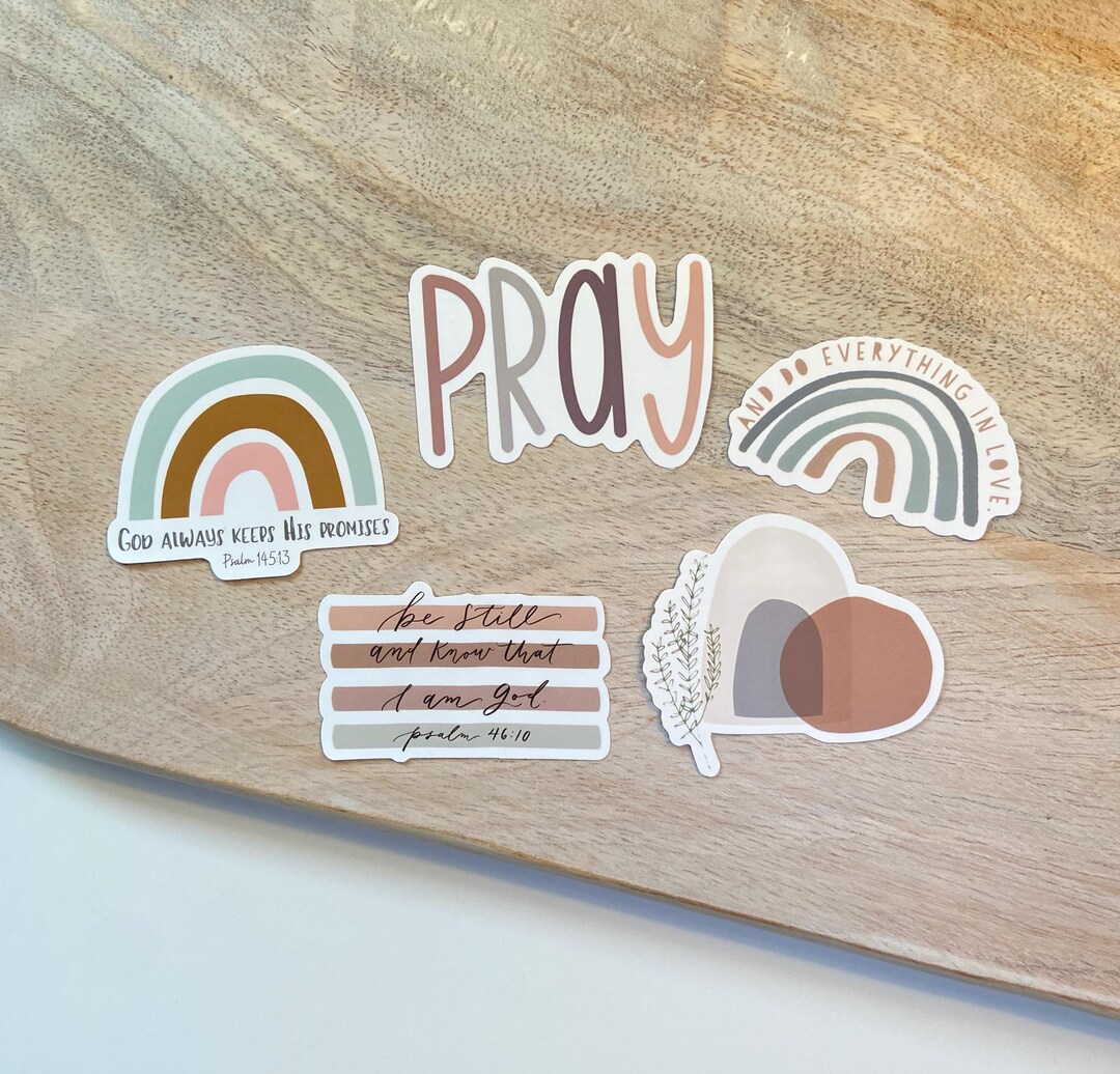 Pray Always Vinyl Bible Stickers, Bible Verse Stickers, Inspirational ...