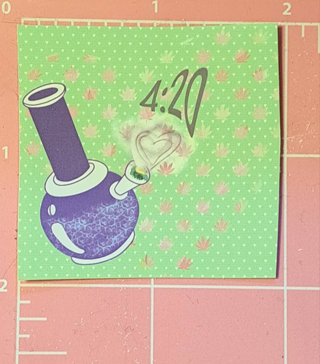 4:20 Bong Sticker by Samacidity, Waterproof Pot Sticker, Cool Marijuana ...