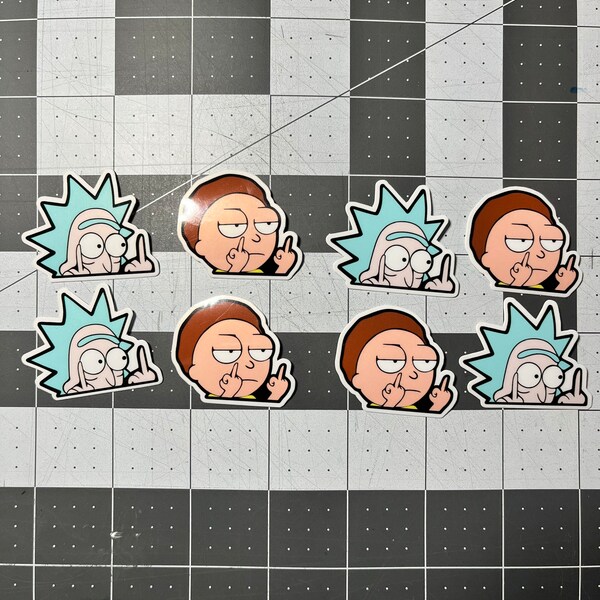 Rick Middle Finger - Etsy