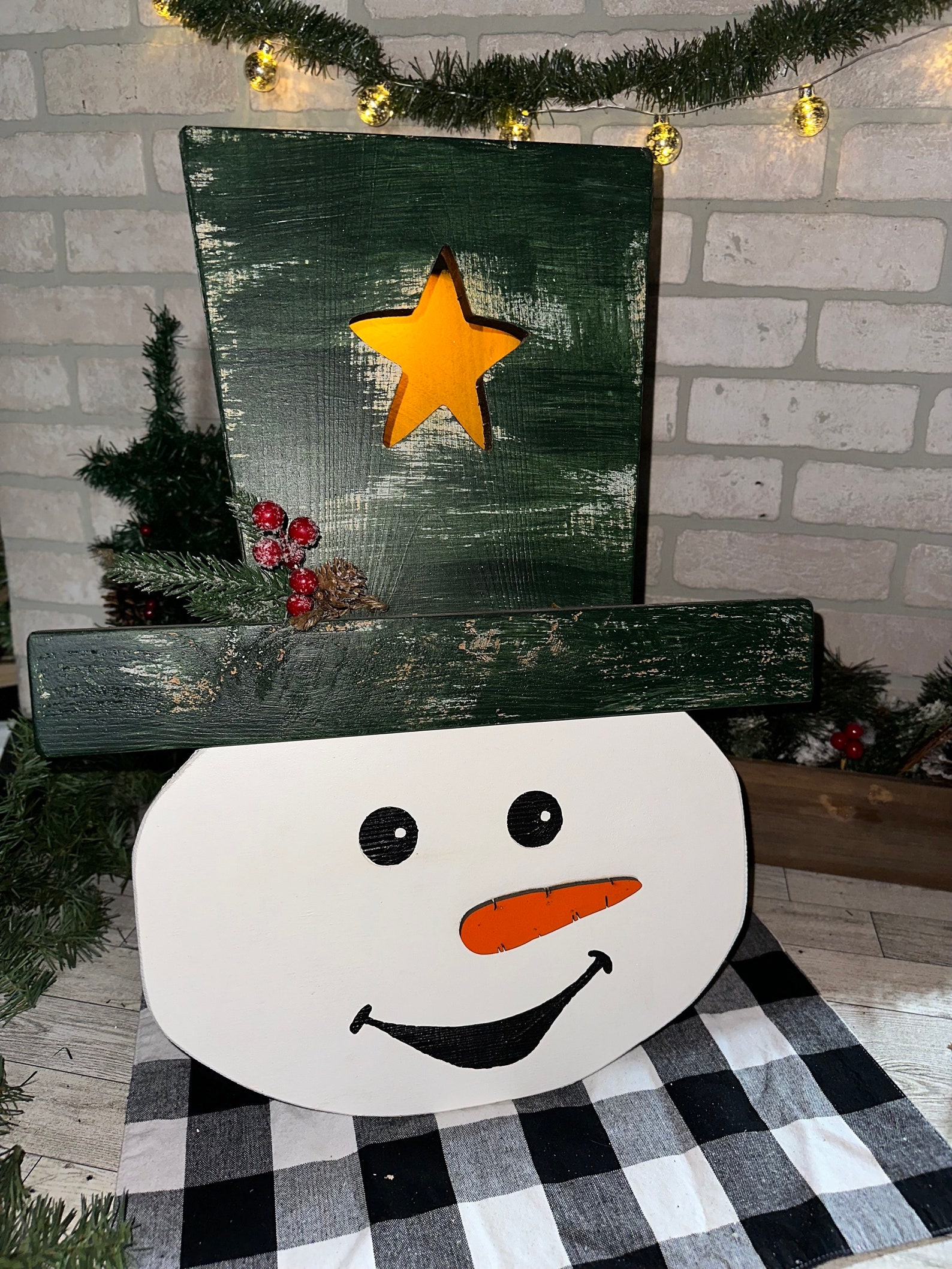 Solar Light up Snowman - Etsy