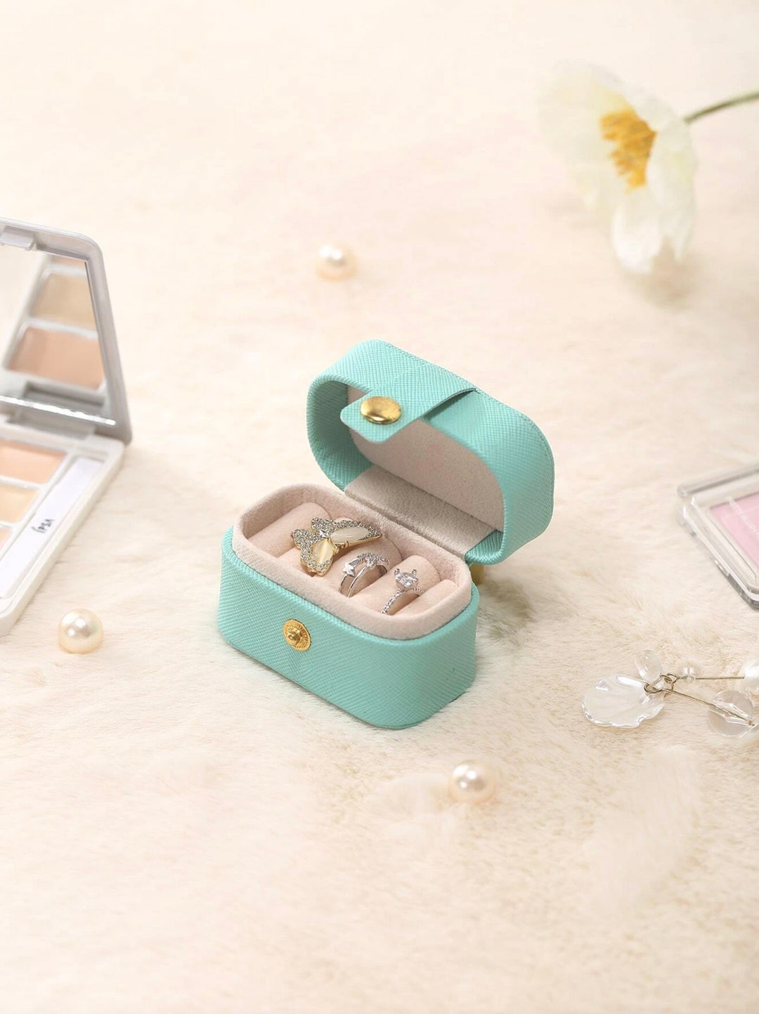 Mini Ring Box / Engagement Ring Storage / Gifts for Girls / - Etsy