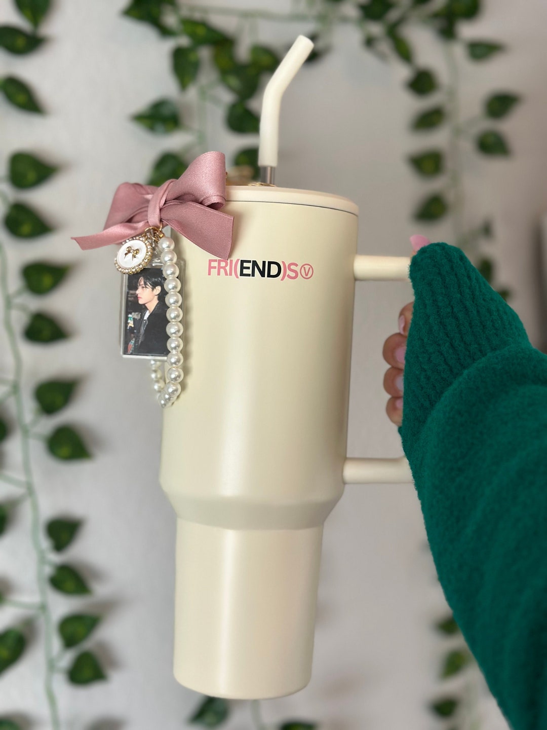 FRIENDS by V of BTS Inspired Cup, Bangtan, 40oz Cup, Jungkook, Jimin ...