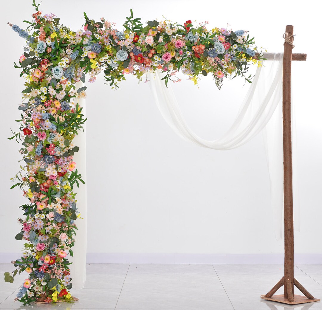 Wildflower Wedding Flowers for Rectangle Arch Wedding Flower ...