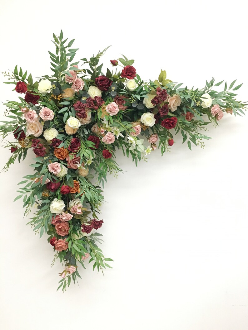 Greenery Arch Wedding Arch Flower Arch Swag Spring Wedding - Etsy