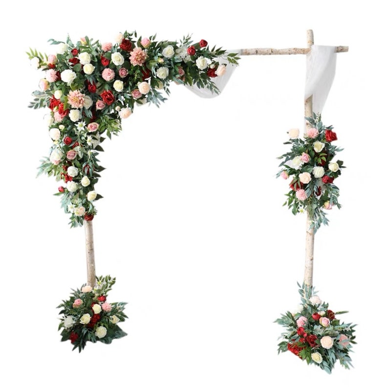 Greenery Arch Wedding Arch Flower Arch Swag Spring Wedding - Etsy
