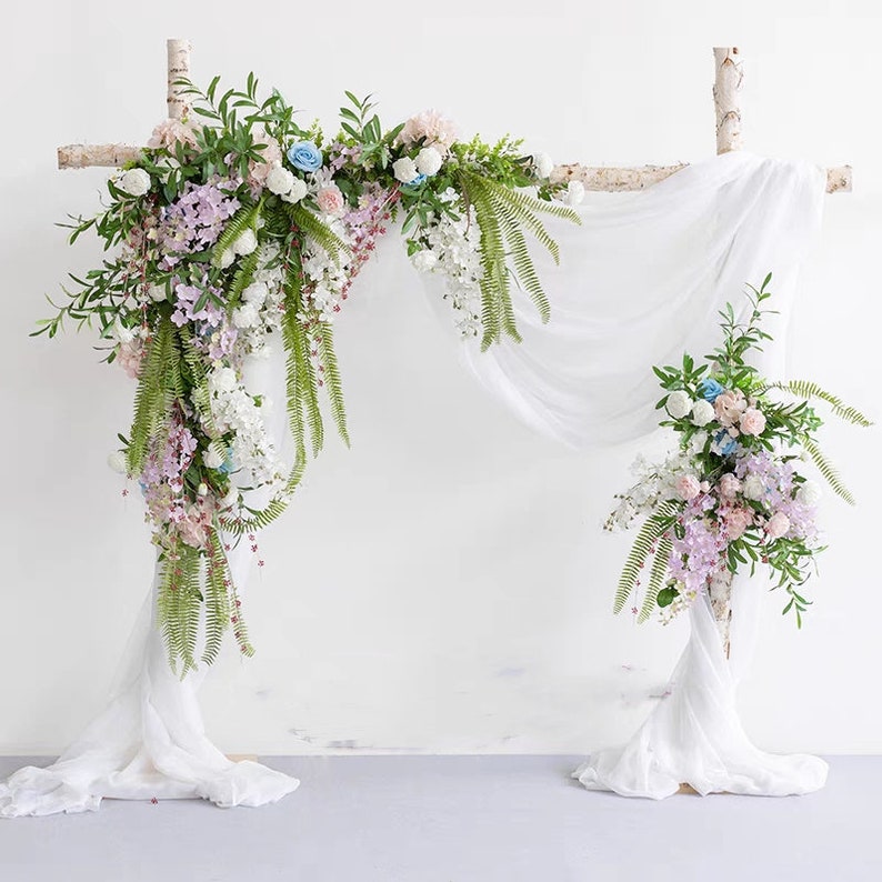 Wedding Arch Flowers Greenery Wedding Arch Spring Wedding - Etsy