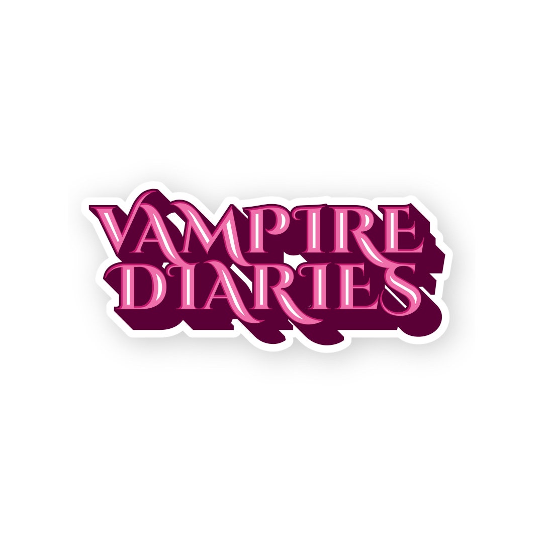 Vampire Diaries Fan Club Sticker - Etsy