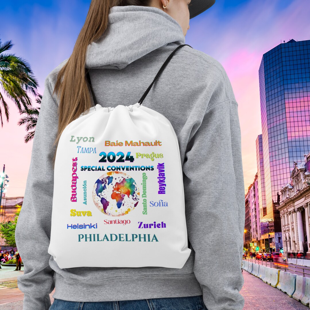 2024 Special Convention Drawstring Bag Host City Keepsake Souvenir Tote ...