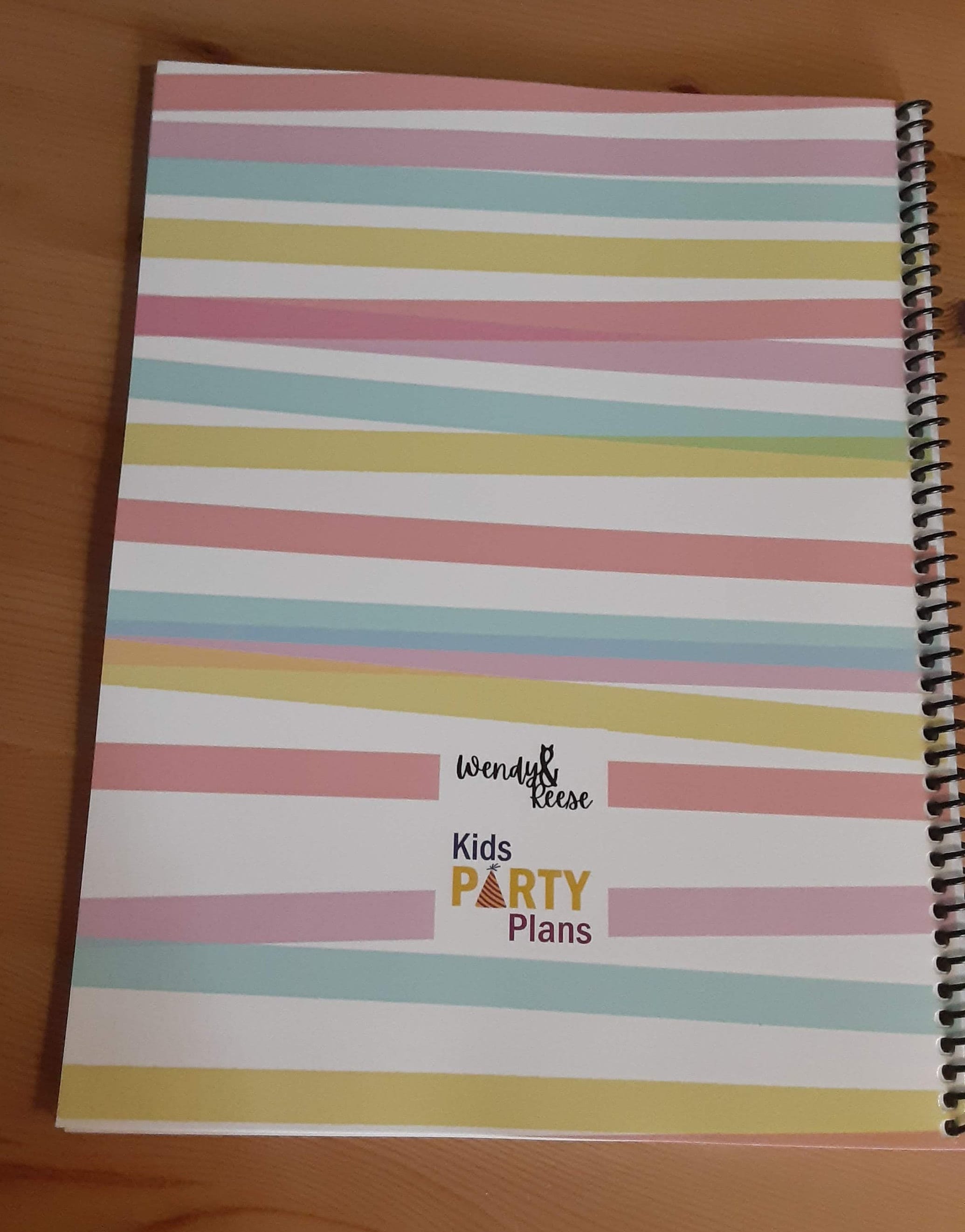 Best Day Ever Party Planning Notebook: Spiral Bound Printed Birthday ...