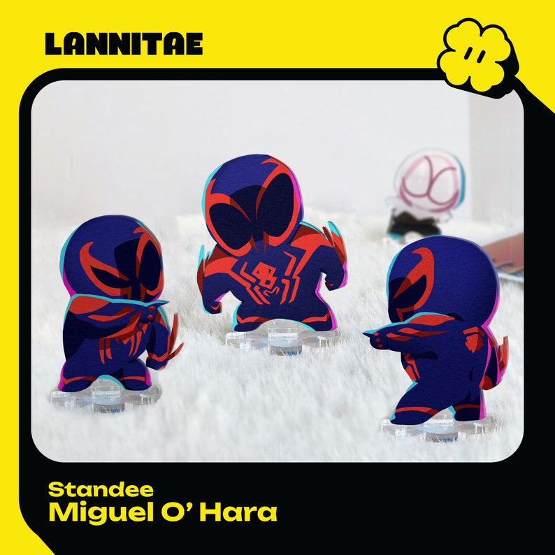4cm Mini-spiders Acrylic Standee Across the Spider Verse - Etsy