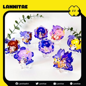 6cm Acrylic Standee - Genshin Impact - Stella Babies - 53 Characters ...