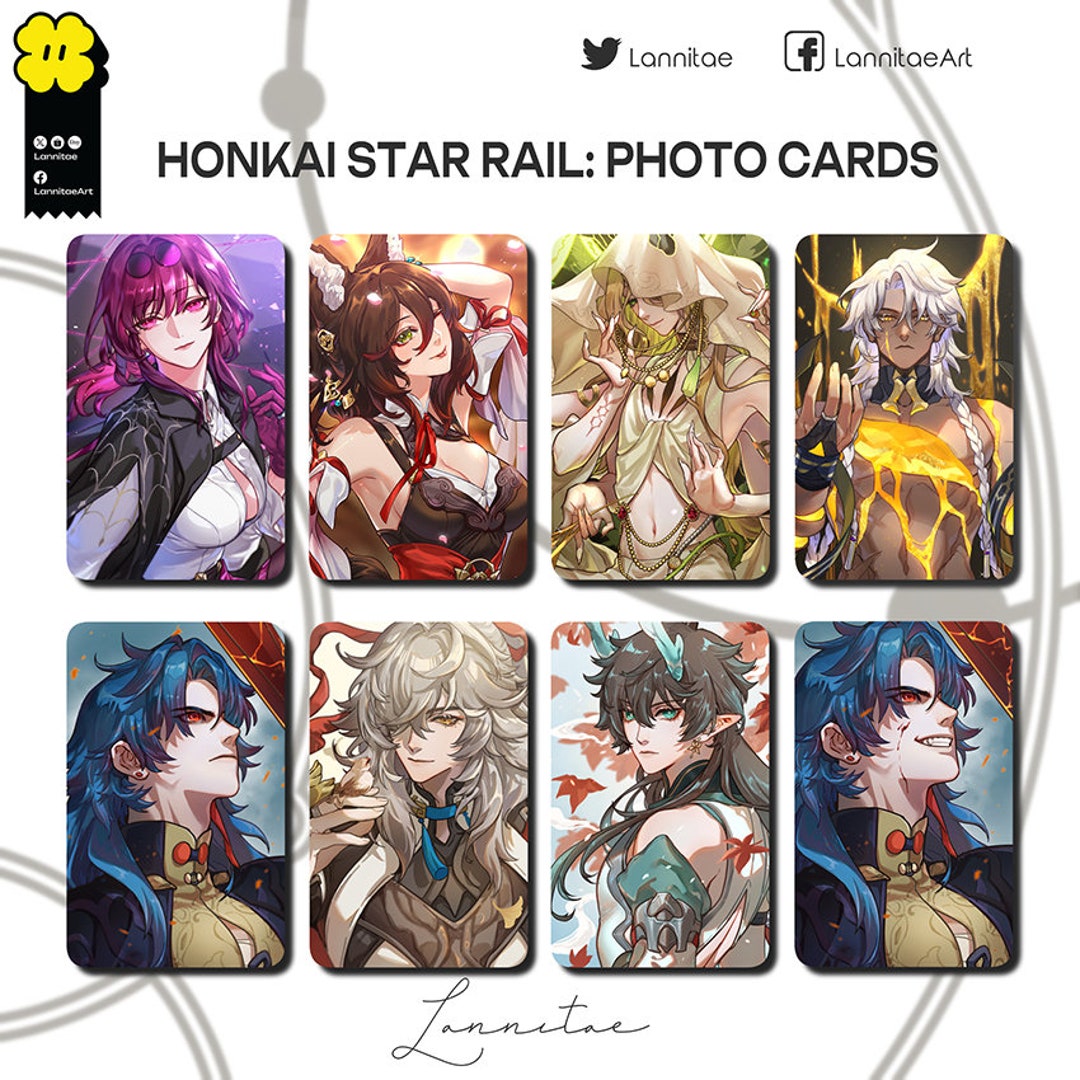 Photocard Honkai Star Rail Characters - Fanmade by Lannitae - Etsy