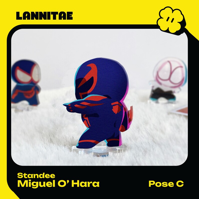 4cm Mini-spiders Acrylic Standee Across the Spider Verse - Etsy