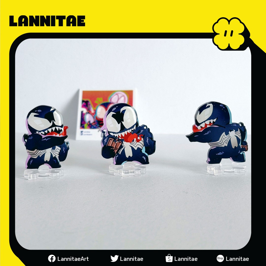 4cm Mini-spiders Acrylic Standee – Venom - Etsy