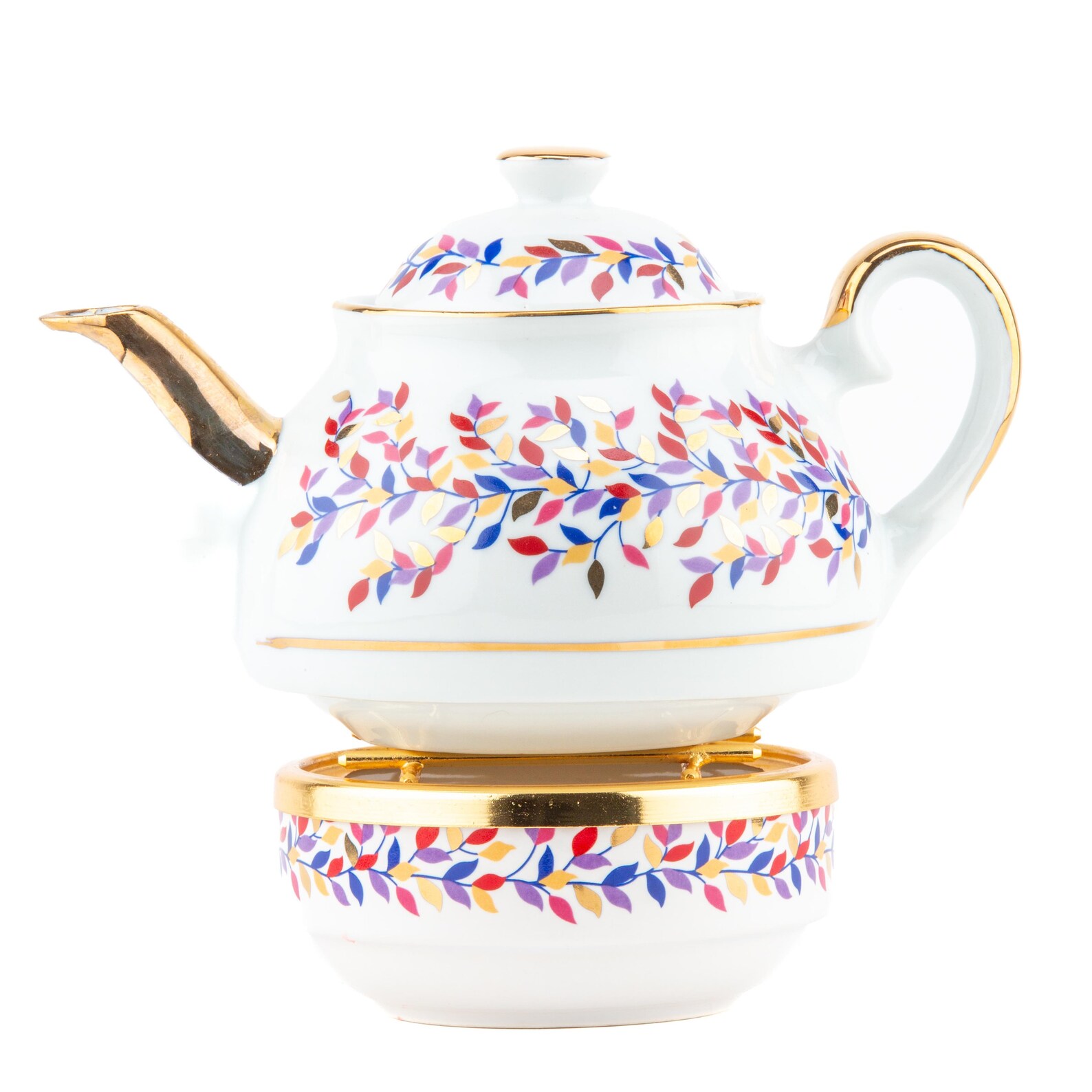 Ivy Teapot + Pedestal - Etsy