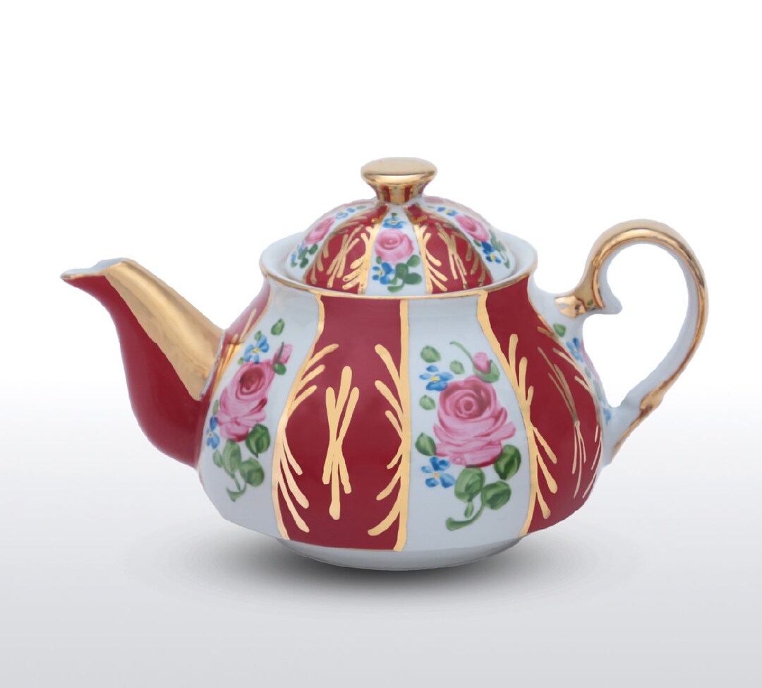 A Nice Handmade TEA POT is in Your Hand Painted With - Etsy