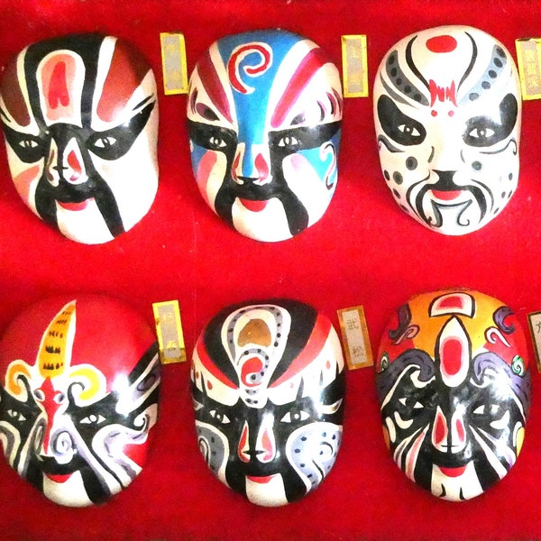 Chinese Opera Masks - Etsy
