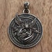 Seraph Round Pendant, 925 Sterling Silver Carved Seraphim Angel ...