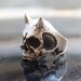 Little Devil Skull Ring, 925 Sterling Silver Statement Skull Ring for ...