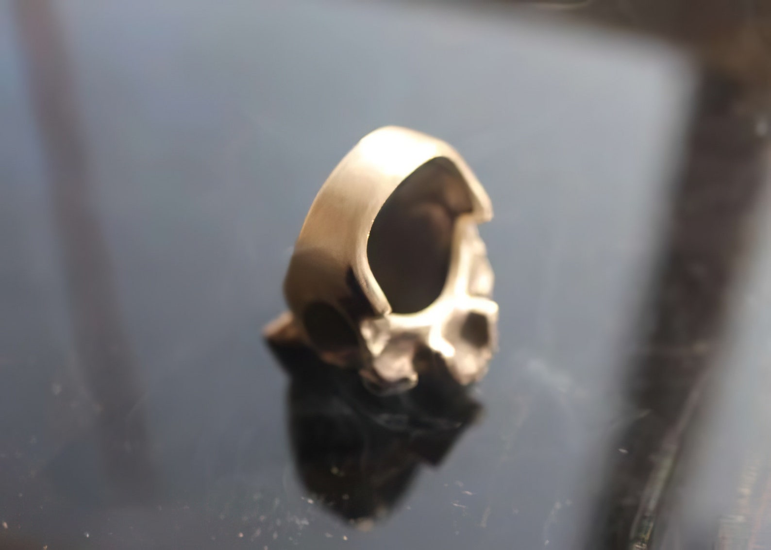Little Devil Skull Ring, 925 Sterling Silver Statement Skull Ring for ...