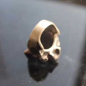 Little Devil Skull Ring, 925 Sterling Silver Statement Skull Ring for ...