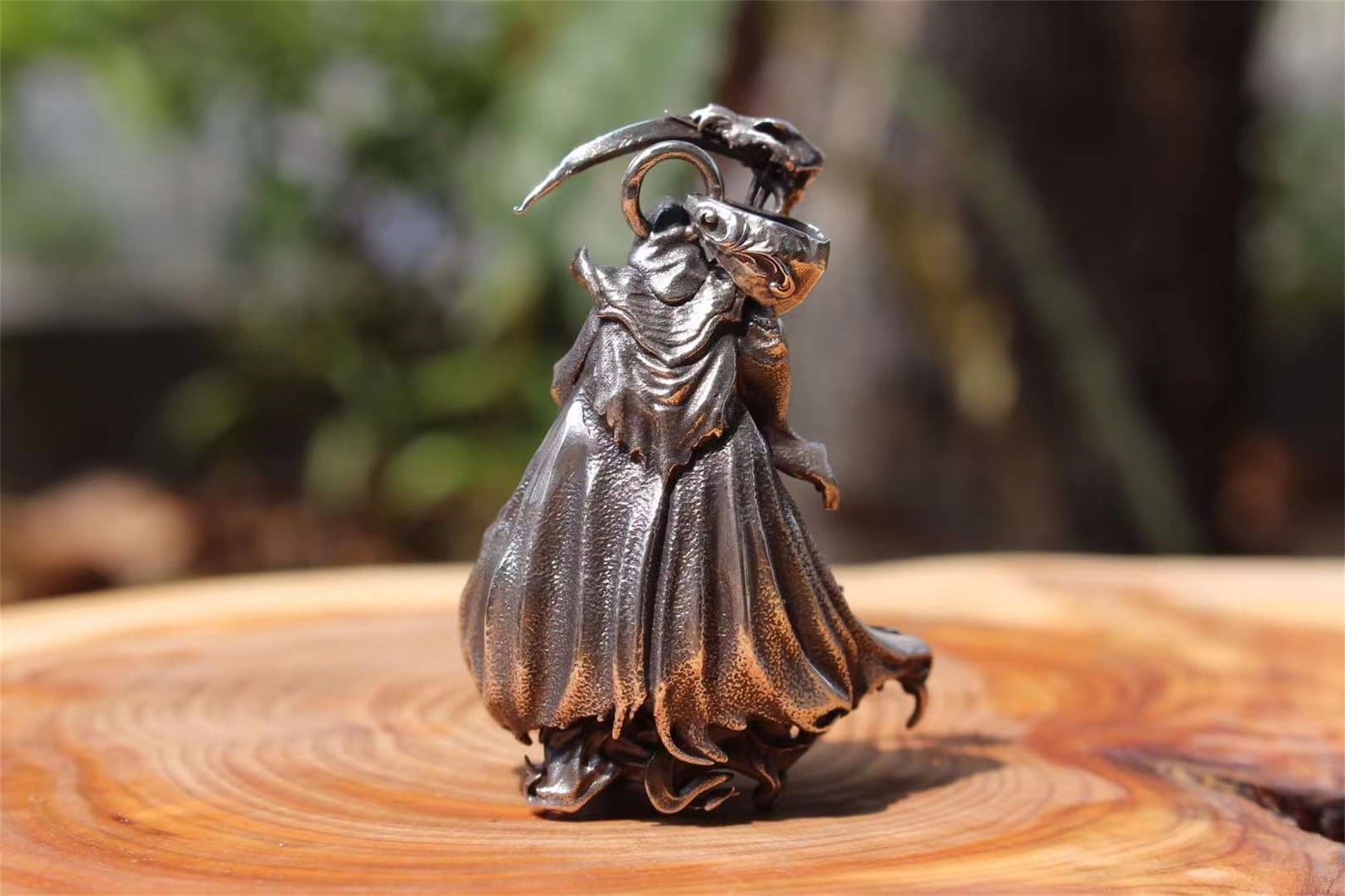 Nether Guardian Necklace Pendant, Retro 925 Sterling Silver Death ...