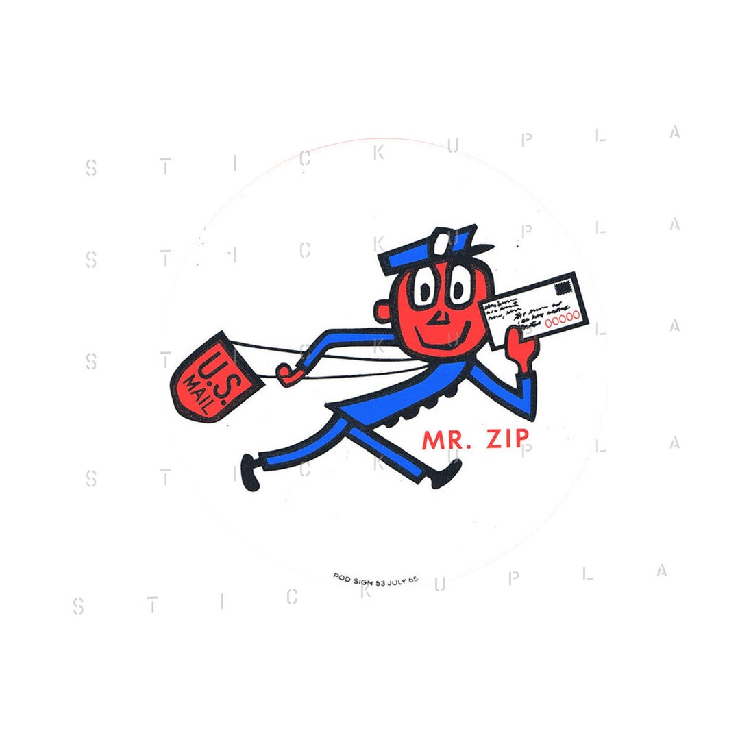 Mr. Zap 1965 Vintage Sticker - Etsy