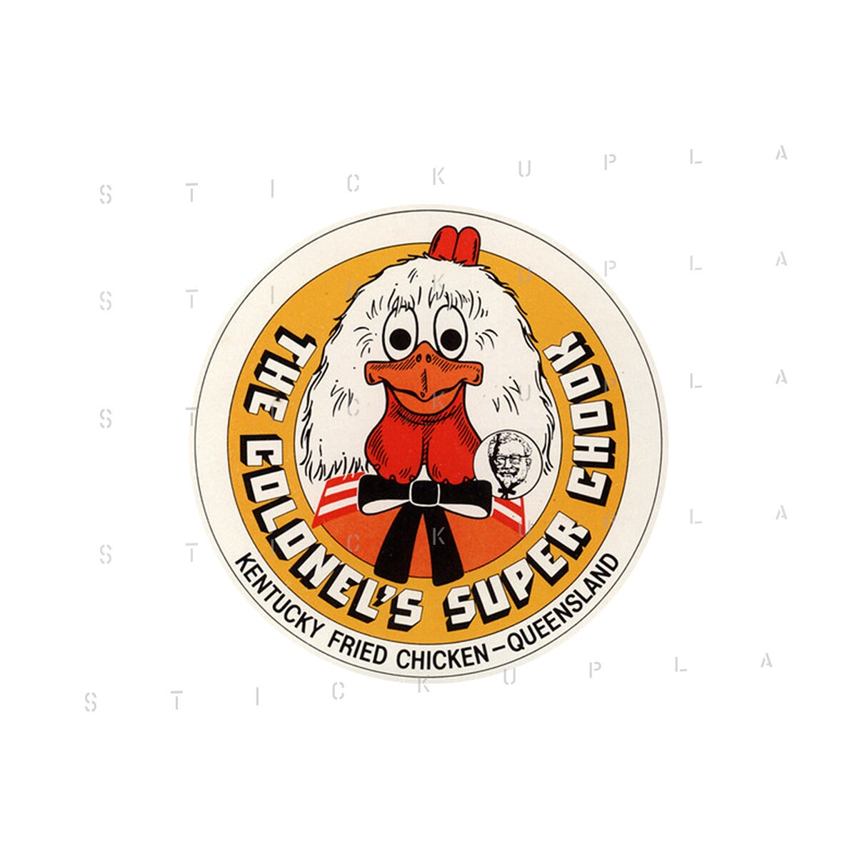 KFC Super Chook Australia 1970 Vintage Sticker - Etsy
