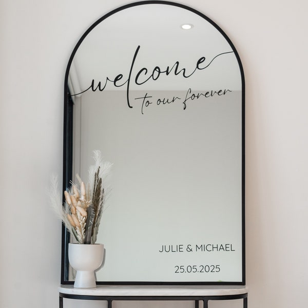 Wedding Mirror Decal - Etsy
