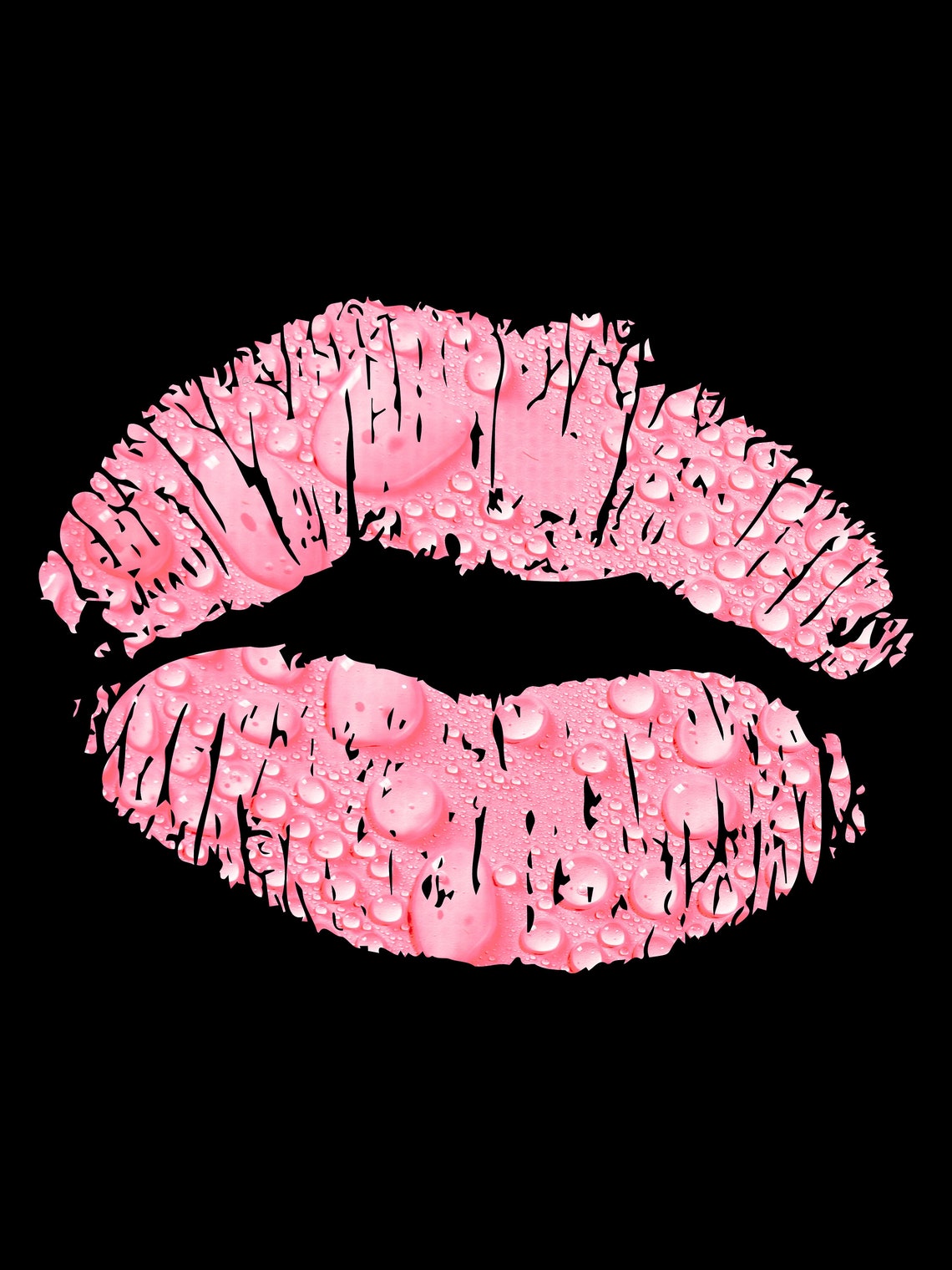 Kiss Lips Canva Frames Bundle - Editable Template Background - Photo ...