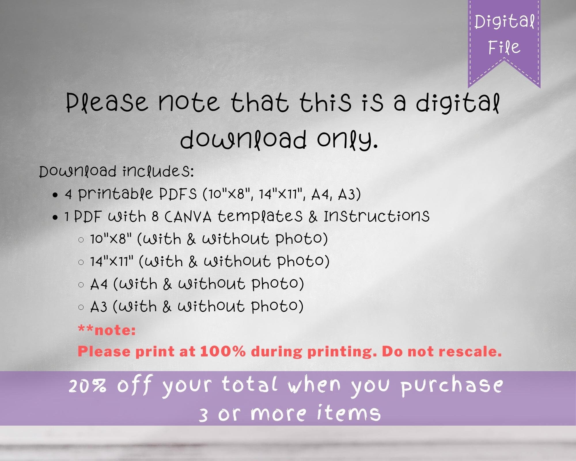 Personalized Canva Leaving Farewell Gift, Message Poster, Every Ending ...