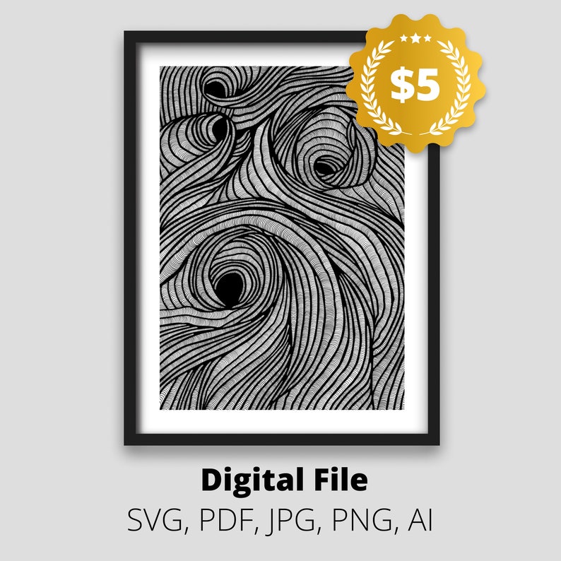 Texture Pattern Printable Wall Art Digital File Svg/pdf/ai/png/jpg High ...