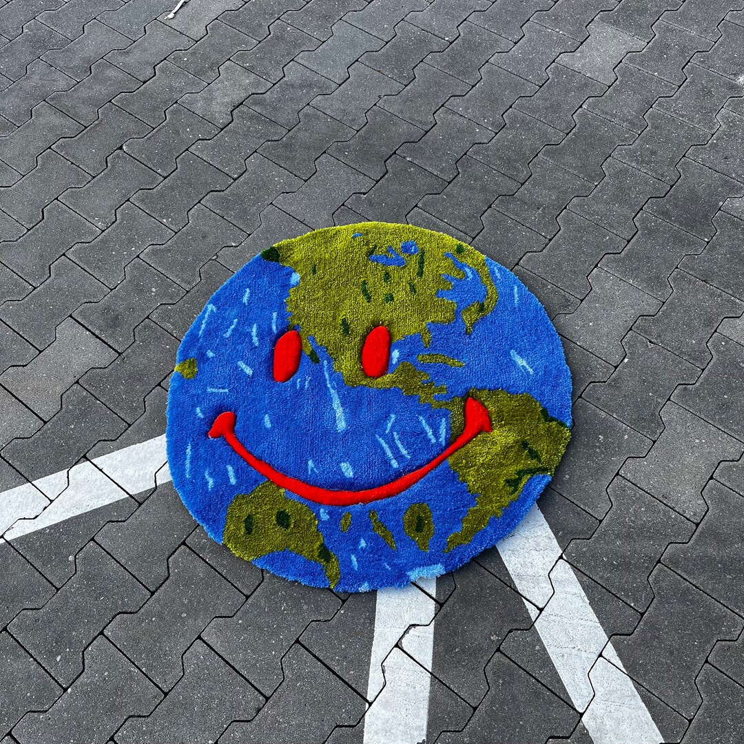 Travis Scott Astroworld Smiley Rug - Etsy