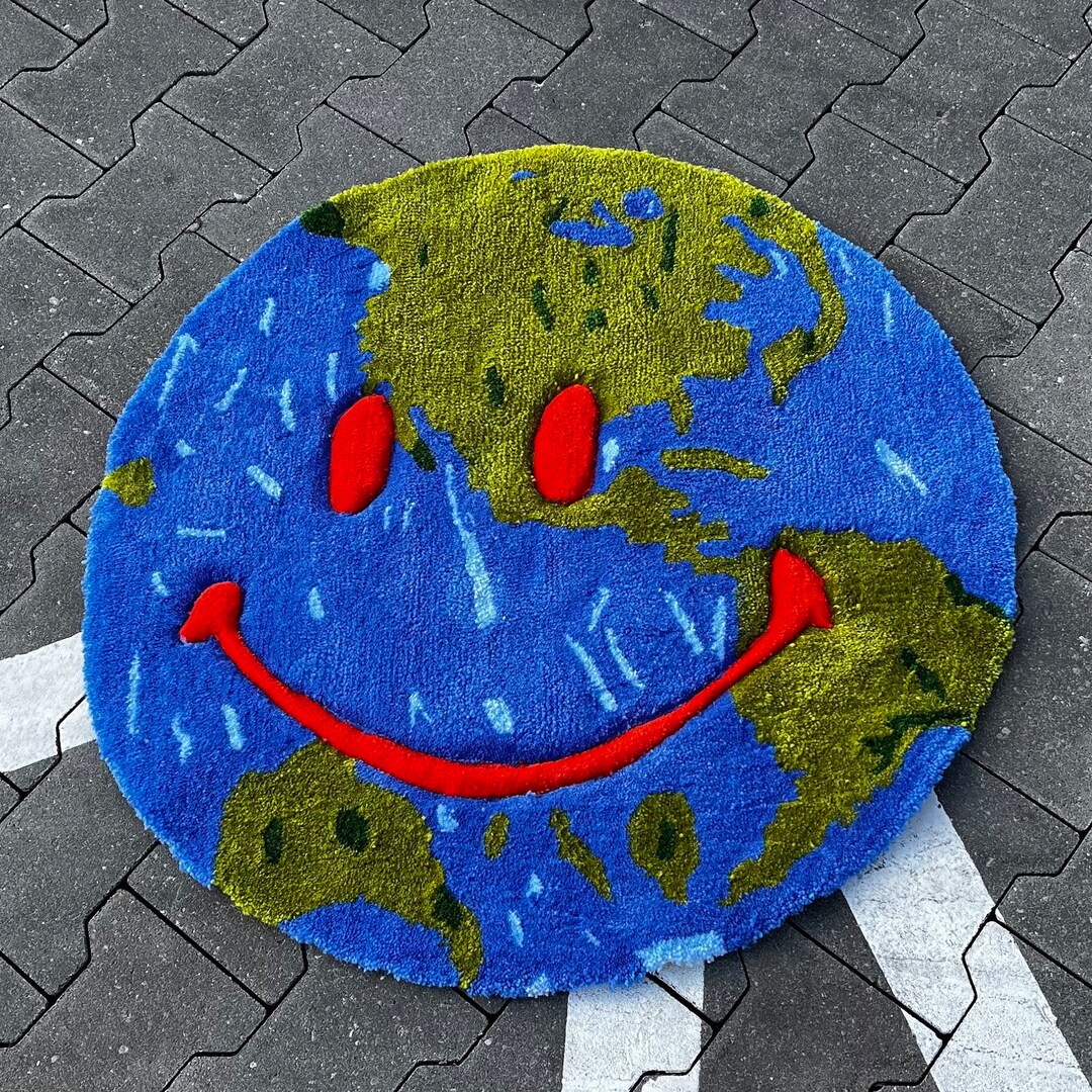 Travis Scott Astroworld Smiley Rug - Etsy