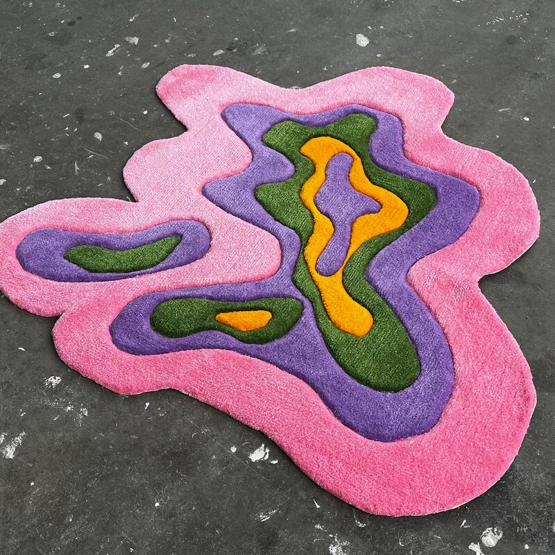 Funky Rug - Etsy