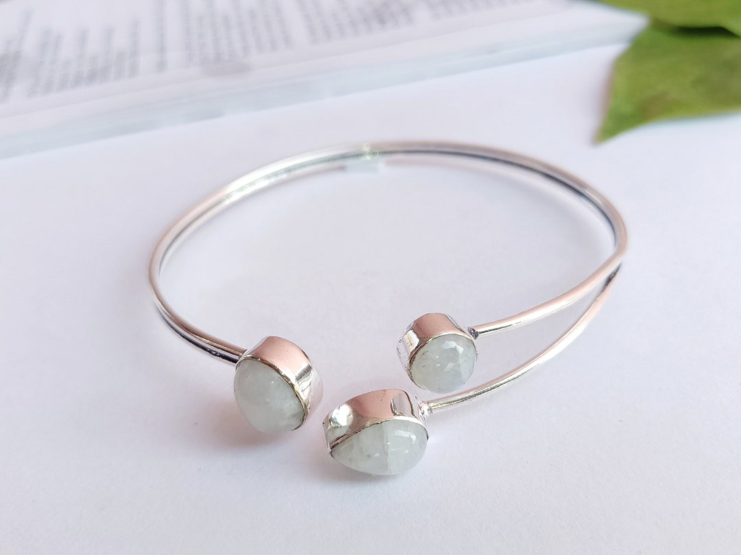 Beautiful Moonstone Bangleunique Moonstone Banglemoonstone ...